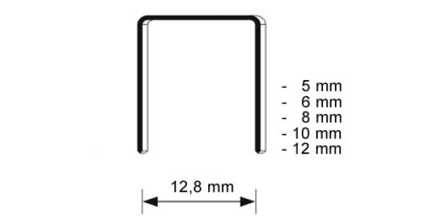 SB3020 Staple, different lengths